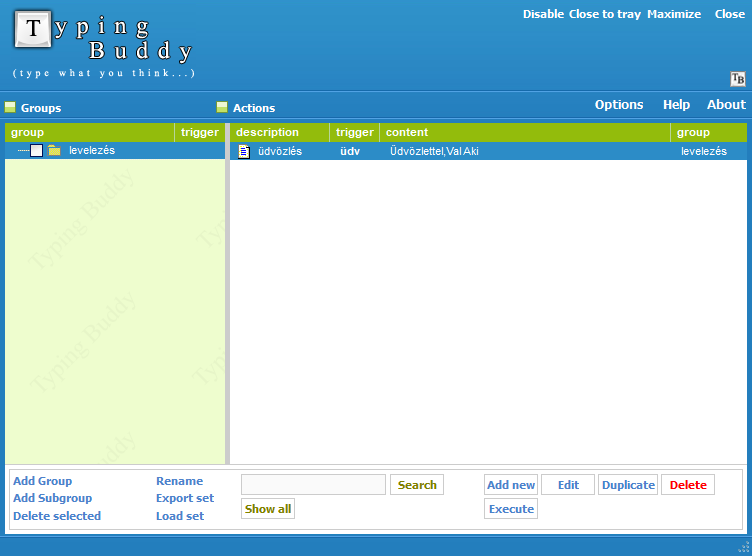 Typing Buddy - szövegek automatikus beírása gépelés nélkül ...